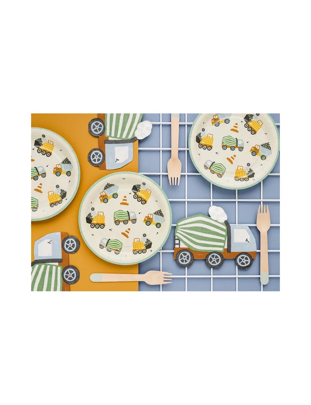 Papieren bordjes bedrukt (8st) | Event Musthaves